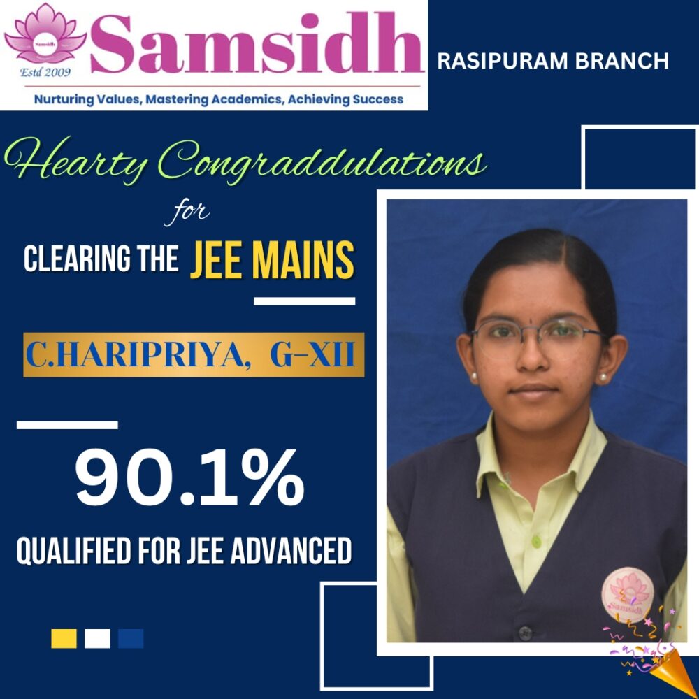 Samsidh SVB Modern School, Rasipuram - Samsidh Group of Schools